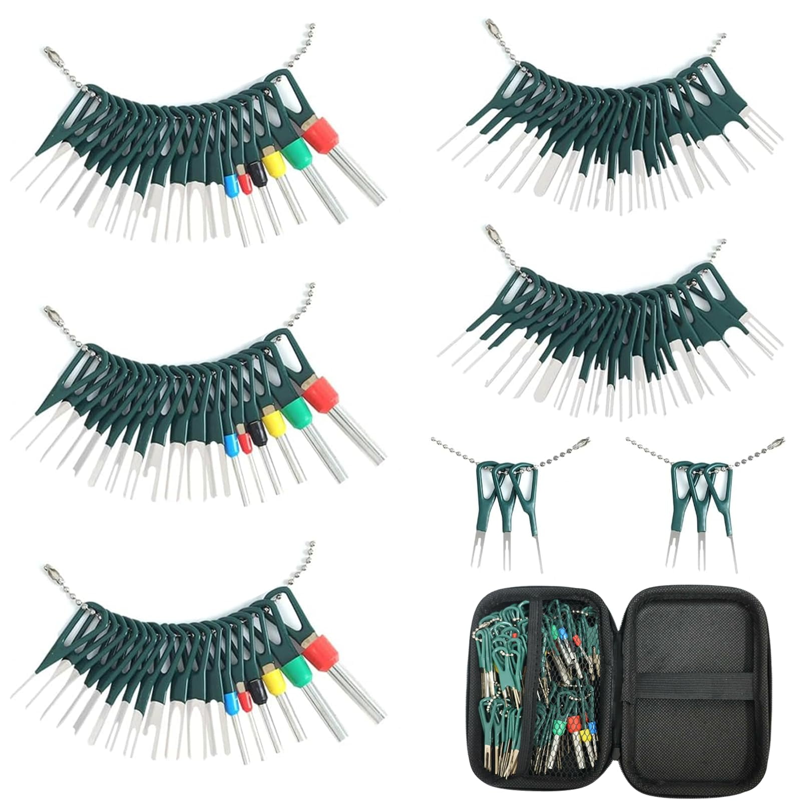 DINYO Upgraded Pin Terminal Removal Tools Kit- 100 Pcs Pin Extractor ...