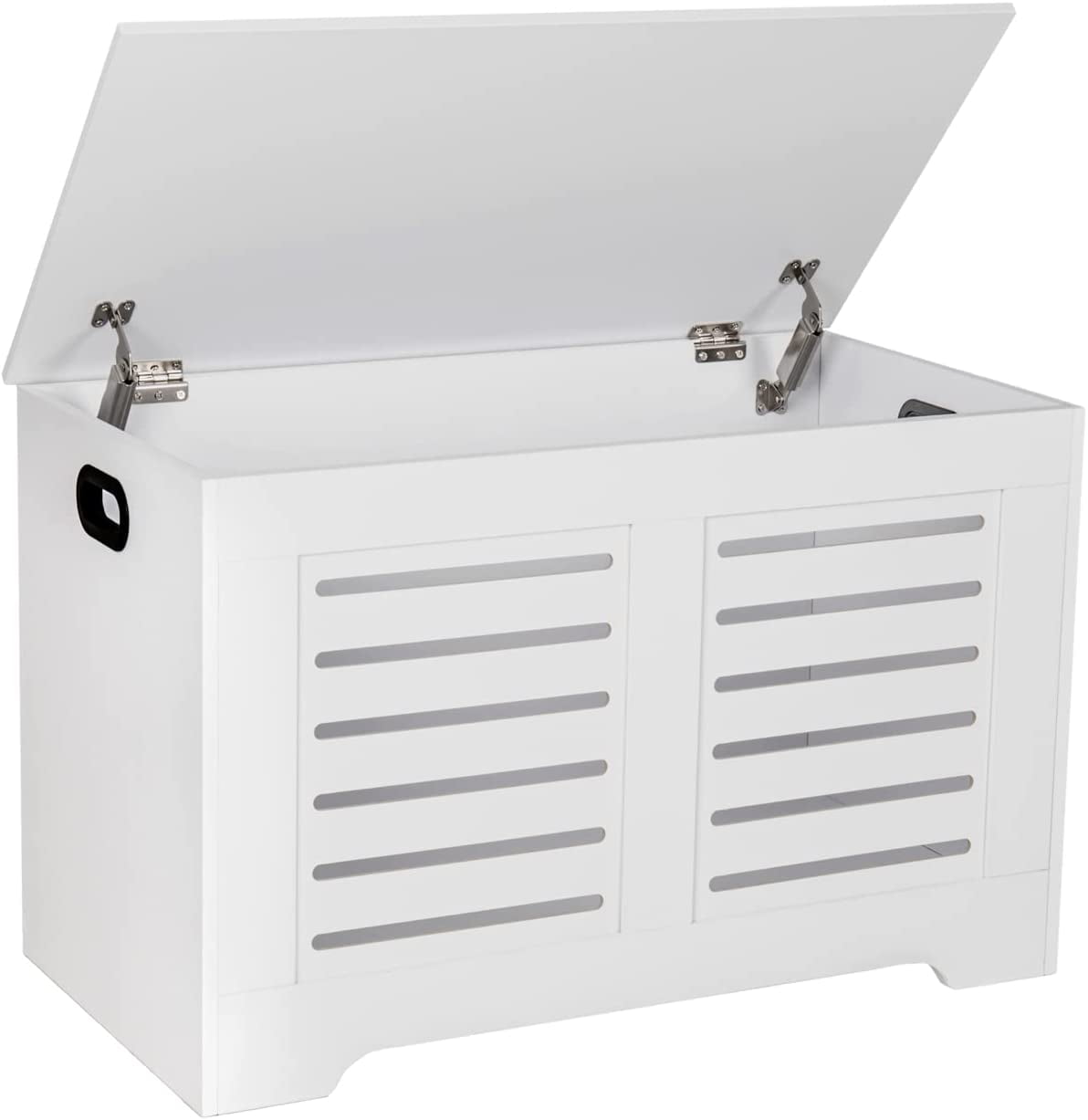 DINZI LVJ Storage Chest, Flip-top Wooden Toy Box Organizer with 2 ...