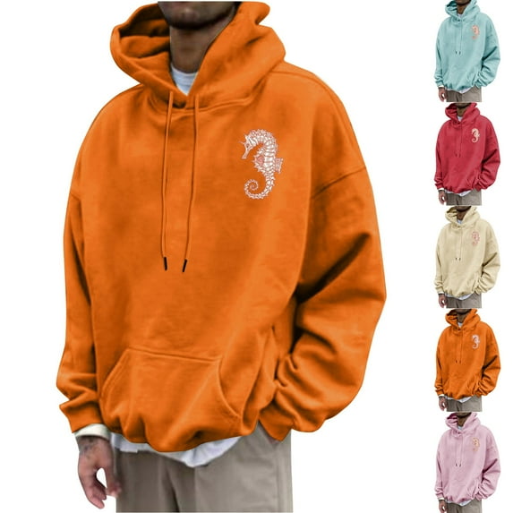 DIOAZUD Oversized Hoodies for Men Fall Winter Athletic Pullover ...