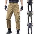 DIOAZUD Men's Cargo Jogger Pants Multi-Pocket Lightweight Durable ...