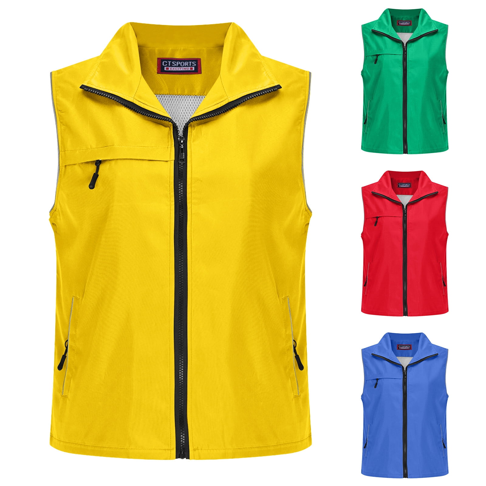 DIOAZUD Women's Outdoor Breathable Fishing Work Vest with Zipper ...