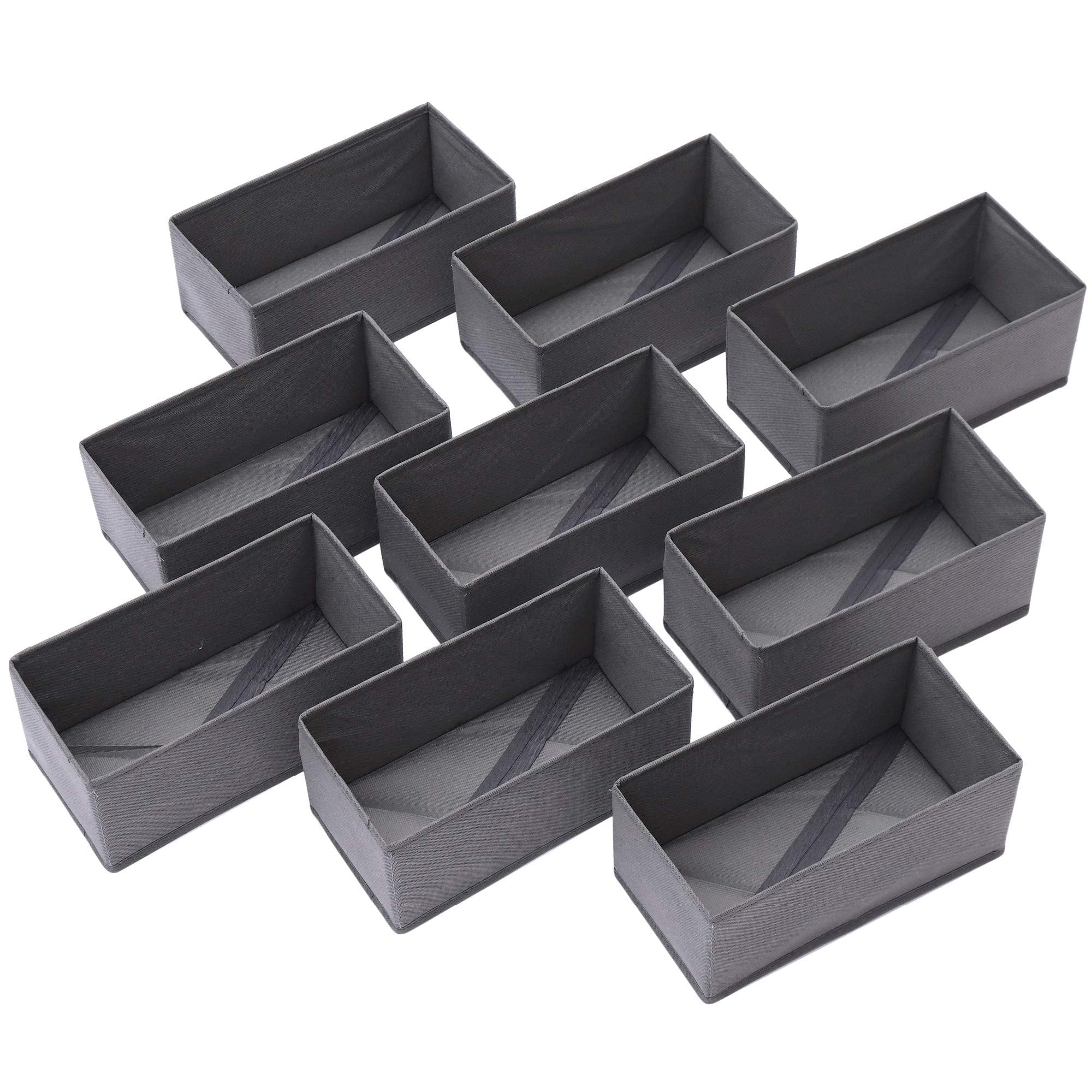 Diommell 9 Pack Foldable Cloth Storage Box Closet Dresser Drawer
