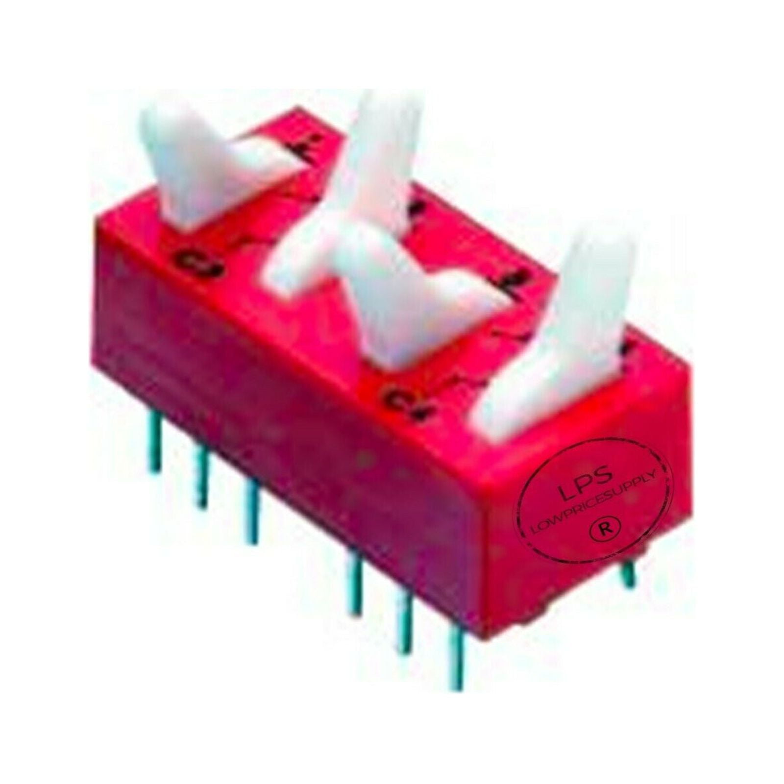 DIP / SIP Switch, Raised Rocker, 2 Circuits, Rocker, Through Hole, SPDT ...