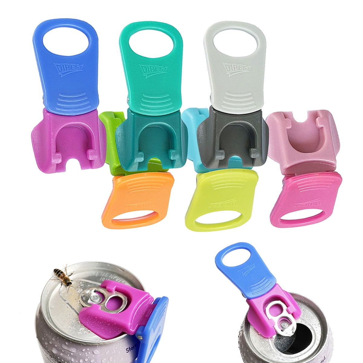 DIPESI 6-Pack Bag Clips for Kids, BPA-Free Plastic Snack Sealer Clips ...