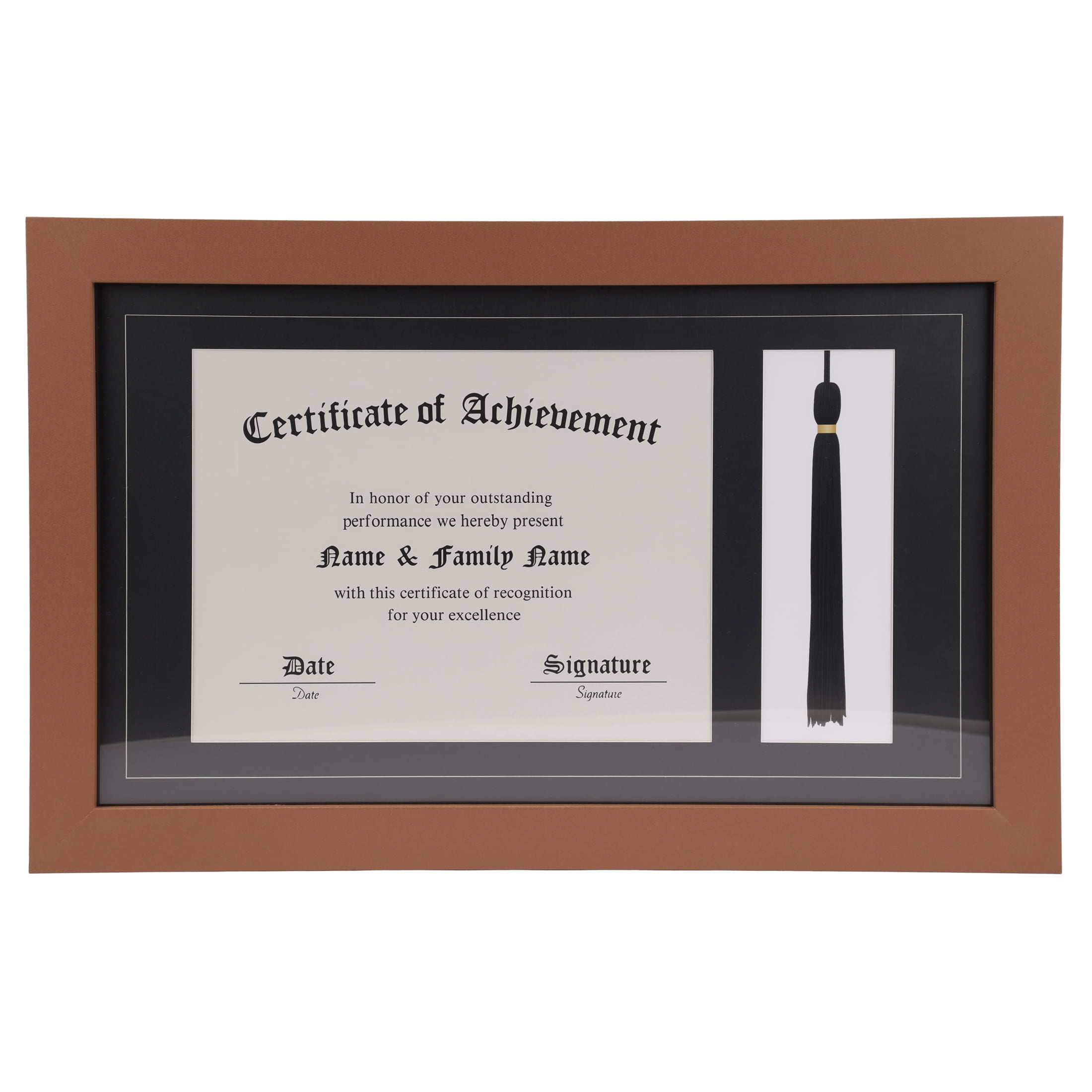Diploma Frame with Tassel Holder, 11" x 8.5", Graduation by Way To ...