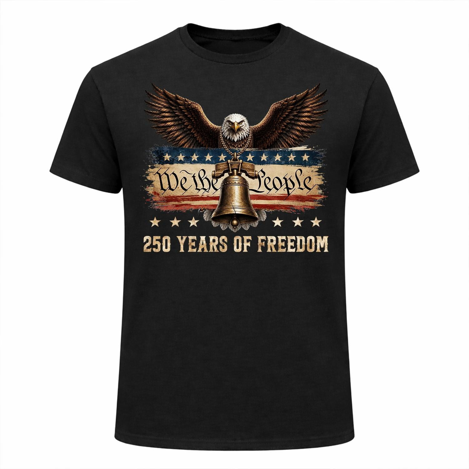 DIQADILA Liberty Bell Inspired Patriotic T-Shirt for Adults - Walmart.com