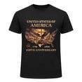DIQADILA Patriotic Usa Map Design T-Shirt for Adults - Walmart.com