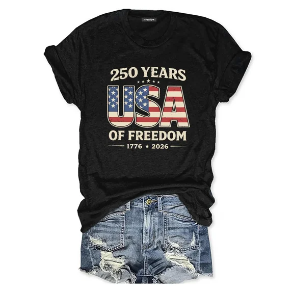 DIQADILA Usa Freedom Design T-Shirt for Adults - Walmart.com
