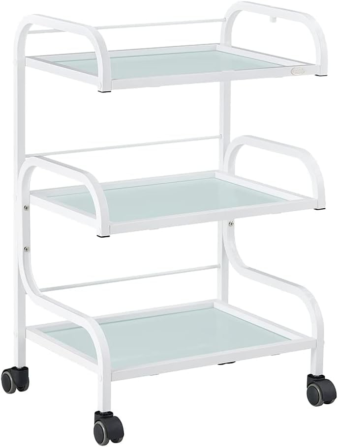DIR Medical Roller Cart 3 Tier Metal Spa Medical Storage Roller Cart ...
