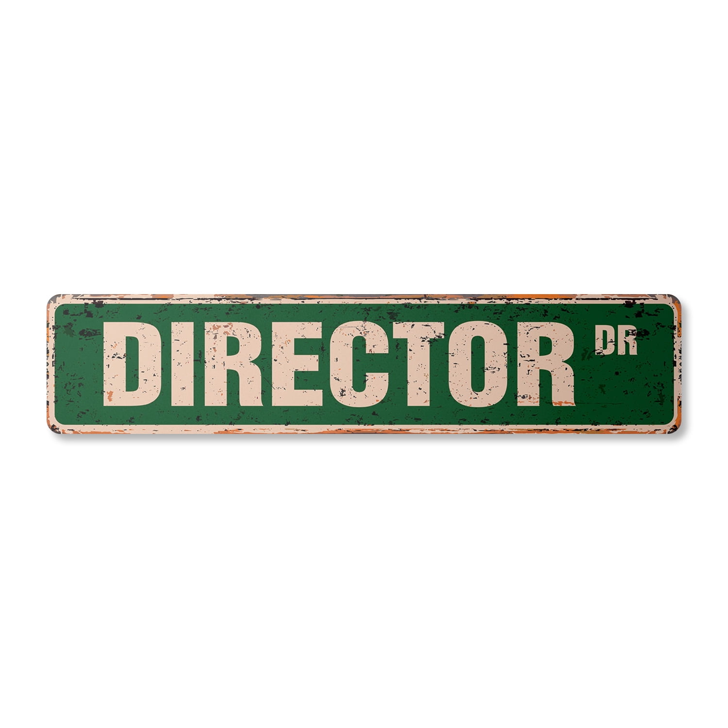 DIRECTOR Vintage Plastic Street Sign movie boss operator signs TV ...