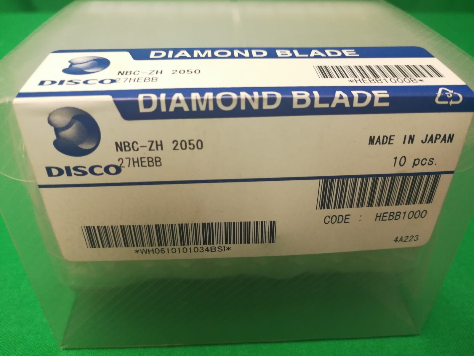 DISCO NEW 10PC DISCO DIAMOND NBC-ZH 2050 HEBB, WAFER DICING BLADES BOX OF 10 - Walmart.com