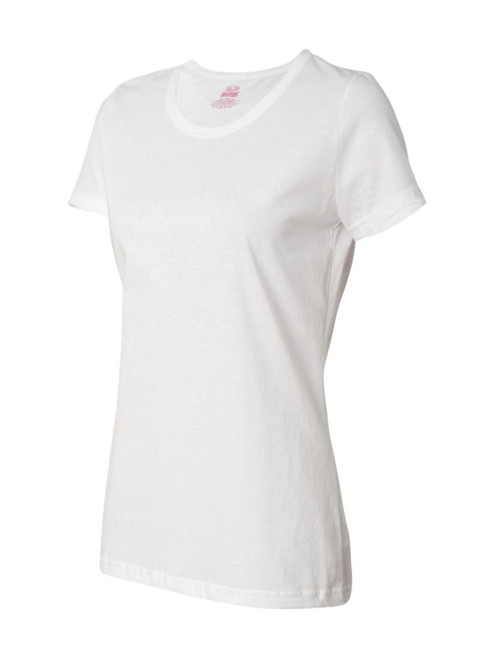 DISCONTINUED Fruit of the Loom ® Ladies HD Cotton 100% Cotton T-Shirt ...