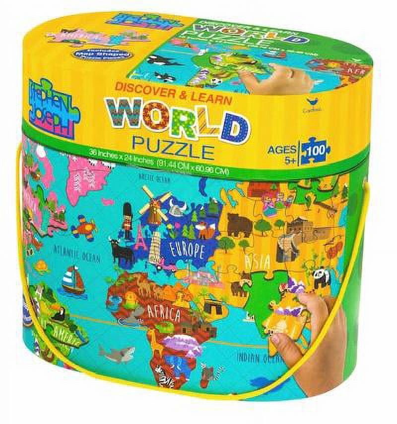 DISCOVER AND LEARN WORLD PUZZLE - Walmart.com