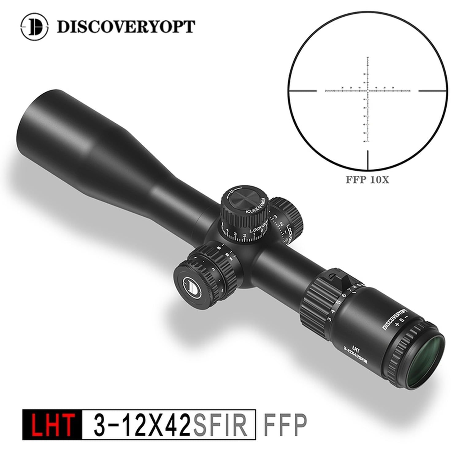 DISCOVERYOPT LHT 3-12X42 Riflescope Side Parallax Adjustment ...