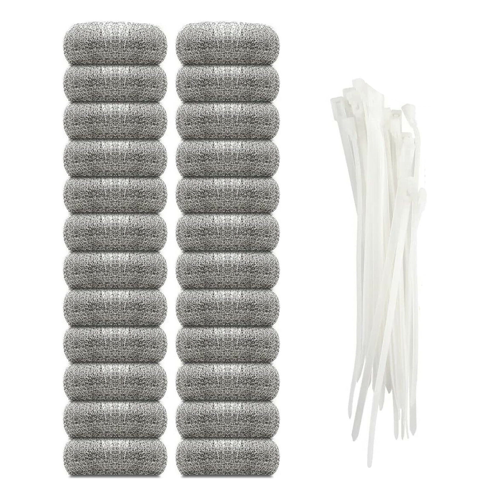 DISEN 24 Pieces Lint Traps Stainless Steel Washing Machine Lint Snare ...