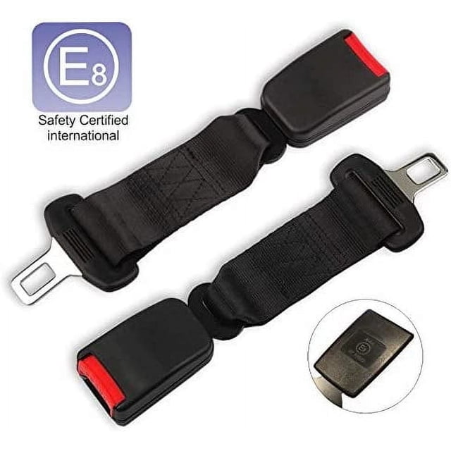 DISEN 2pack 10" Car Seat Belt Extender E8 Safety Certified Extension ...