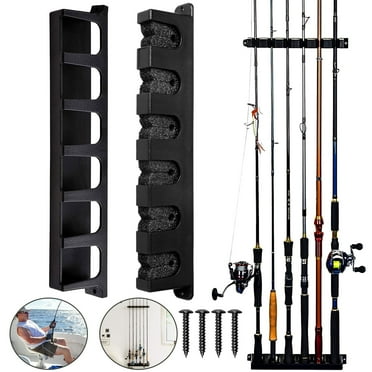 Ghosthorn Holds Up to 12 Rods Fishing Pole Rod Racks Wall or Ceiling ...