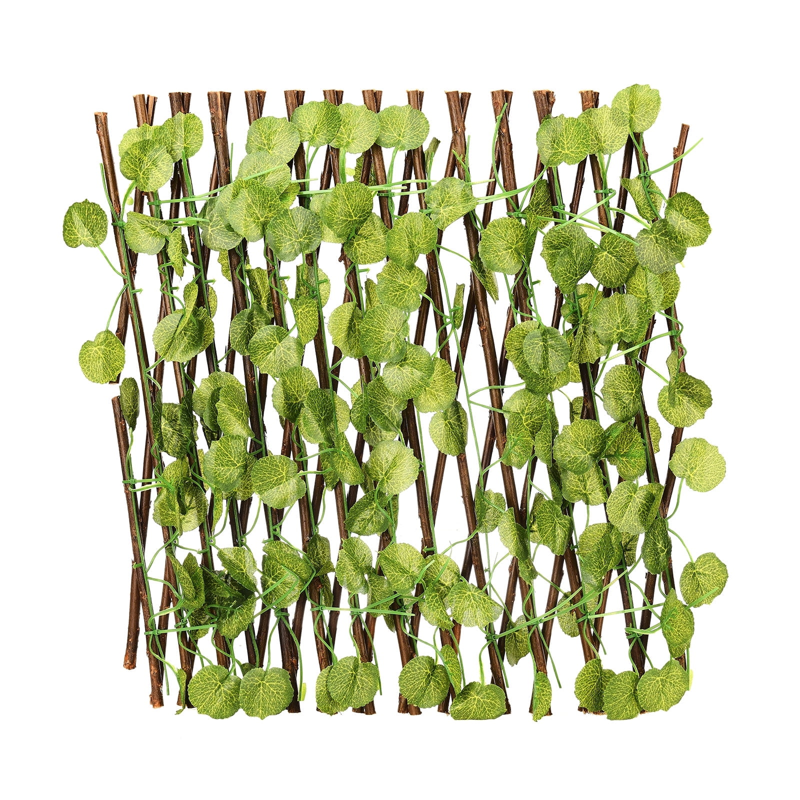 DISEN Garden Trellis Plant Support, Extendable Wooden Garden Wall Fence ...