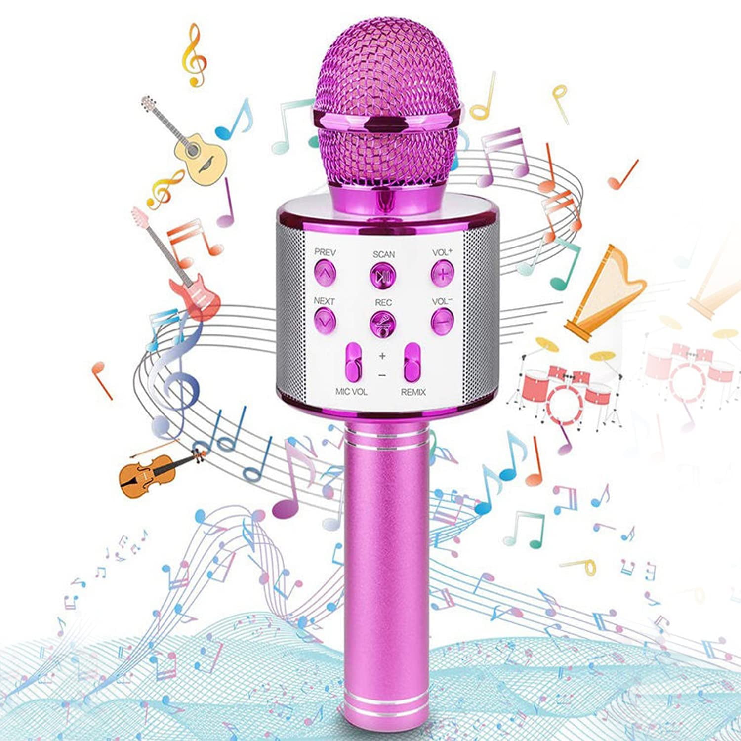 DISEN Karaoke Microphone for Kids, Toys for 3-12 Year Old Girls, Kids ...