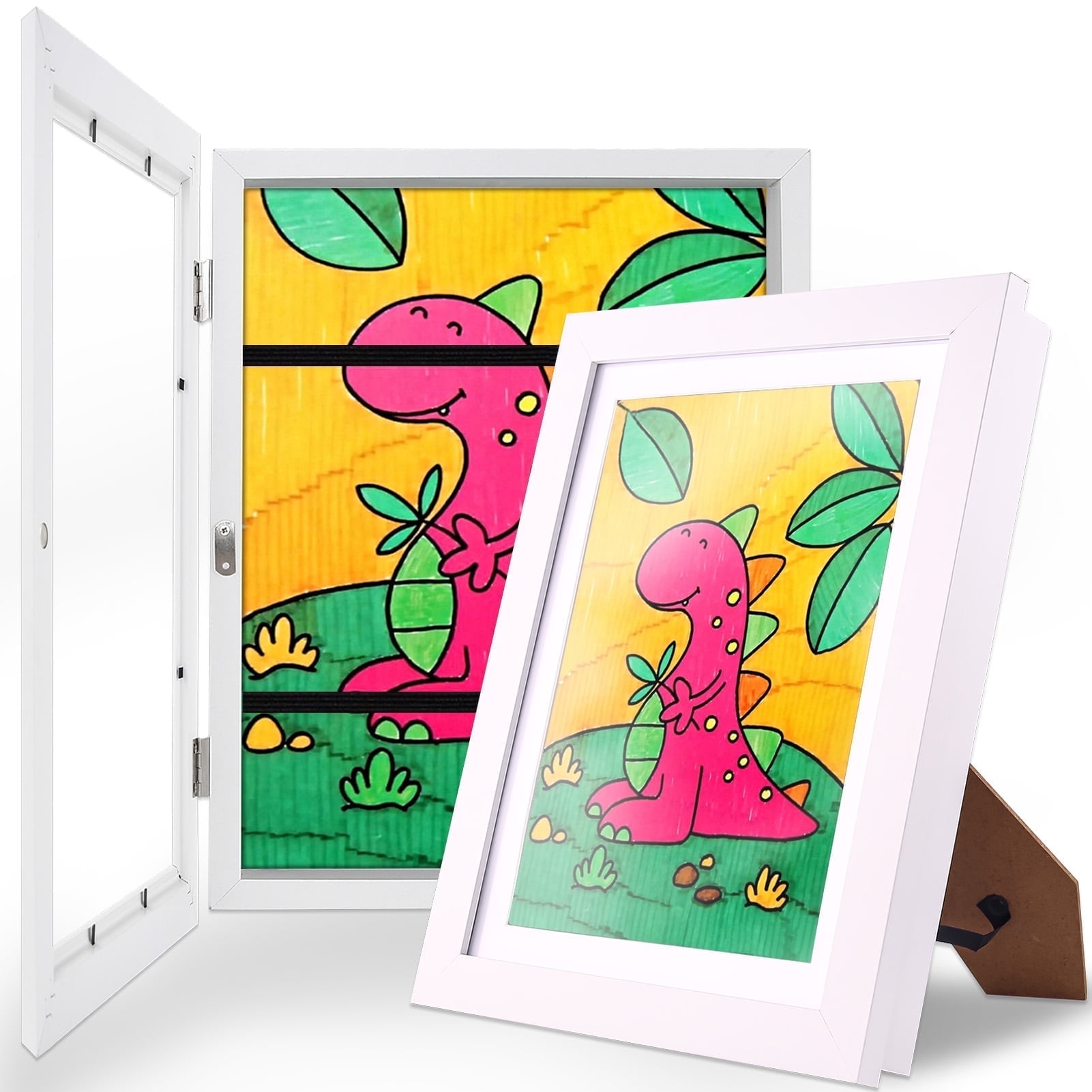 DISEN Kids Artwork Frames Changeable,8.5x11 Kids Art Frames Front ...