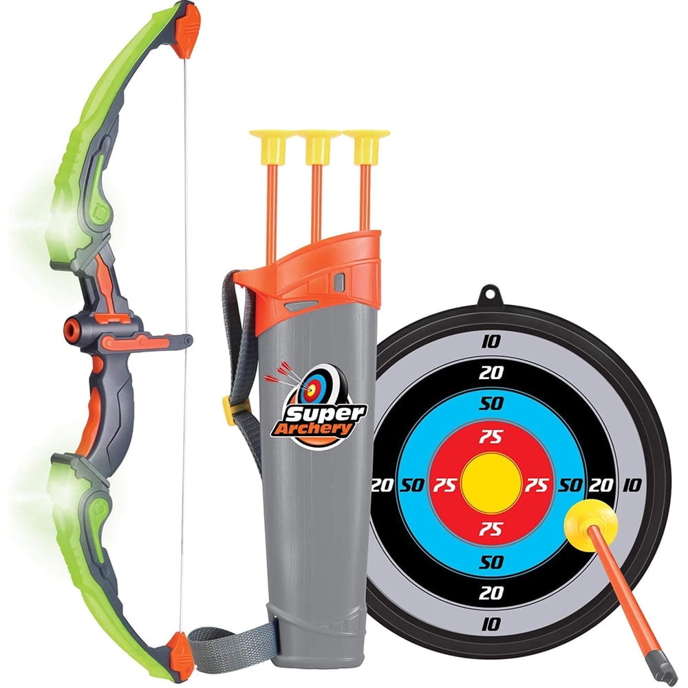 DISEN Kids Bow and Arrow for Boy Toys, Indoor & Outdoor Kids Archery ...