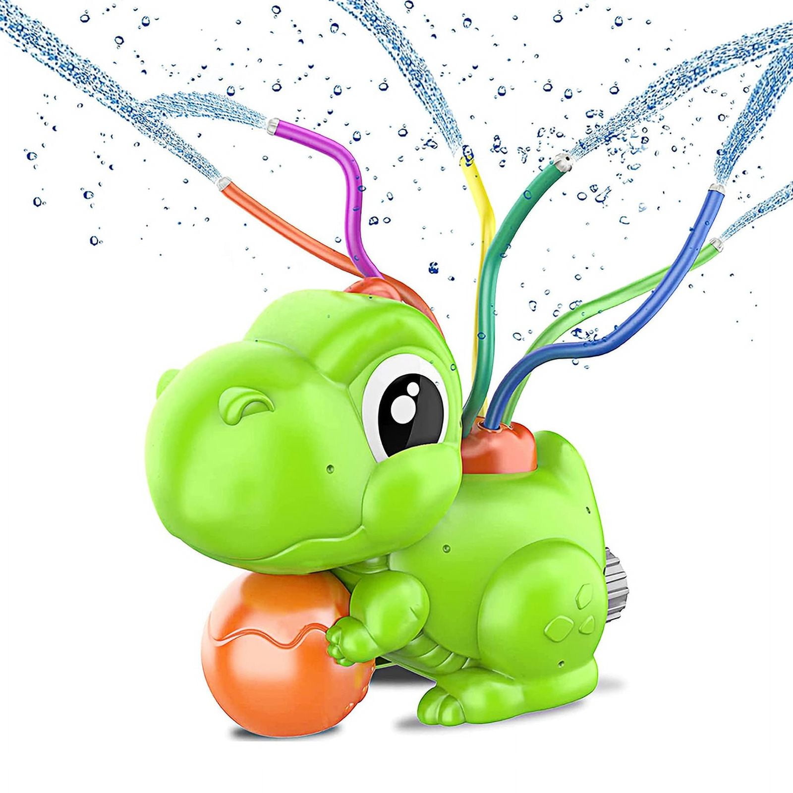 DISEN Outdoor Water Spray Sprinkler Dinosaur Toys for Kids, Summer Toys ...