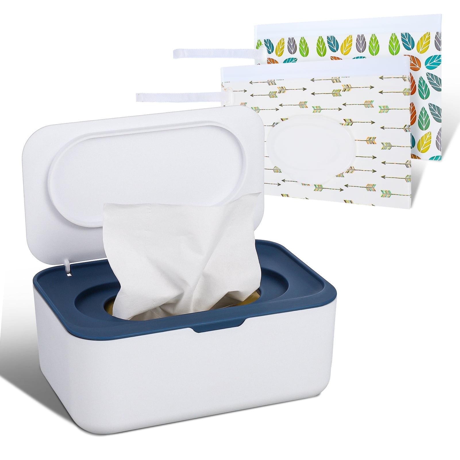 DISEN Refillable Baby Wipe Case,Baby Wipes Dispenser,Wet Wipe Holder ...
