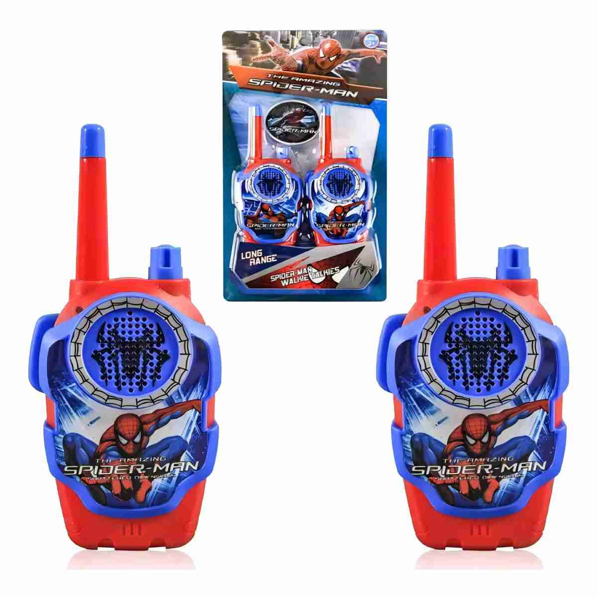 GYDEK Spiderman Walkie Talkies for Kids, Light-Up, Durable, Long-Range ...
