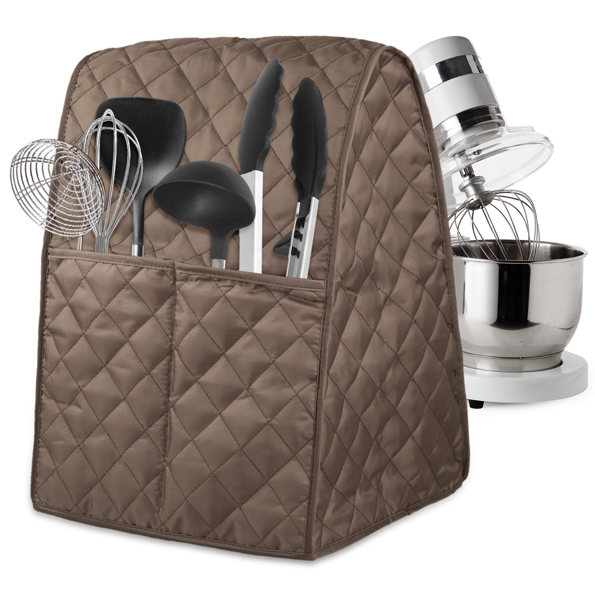 DISEN Stand Mixer Cover, Mixer Dust Cover with Pocket & Organizer Bag ...