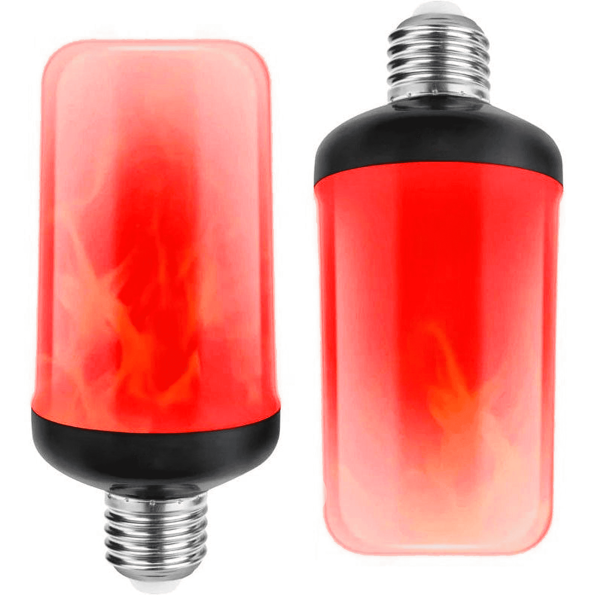 DISEN Upgraded LED Flame Light Bulb, 4 Modes Fire Flame Light Bulbs ...