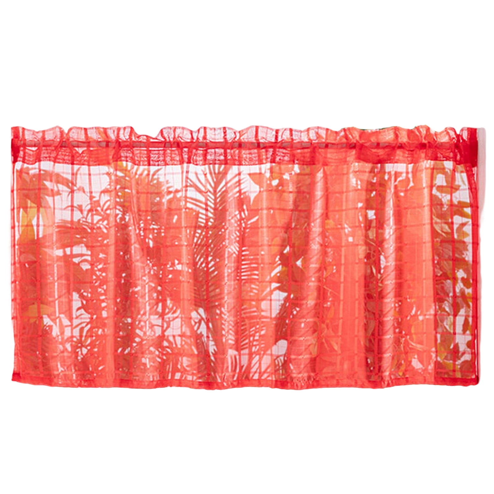 DISHAN Airy Short Curtain - Tear-Resistant - Non-Fading - Easy to ...
