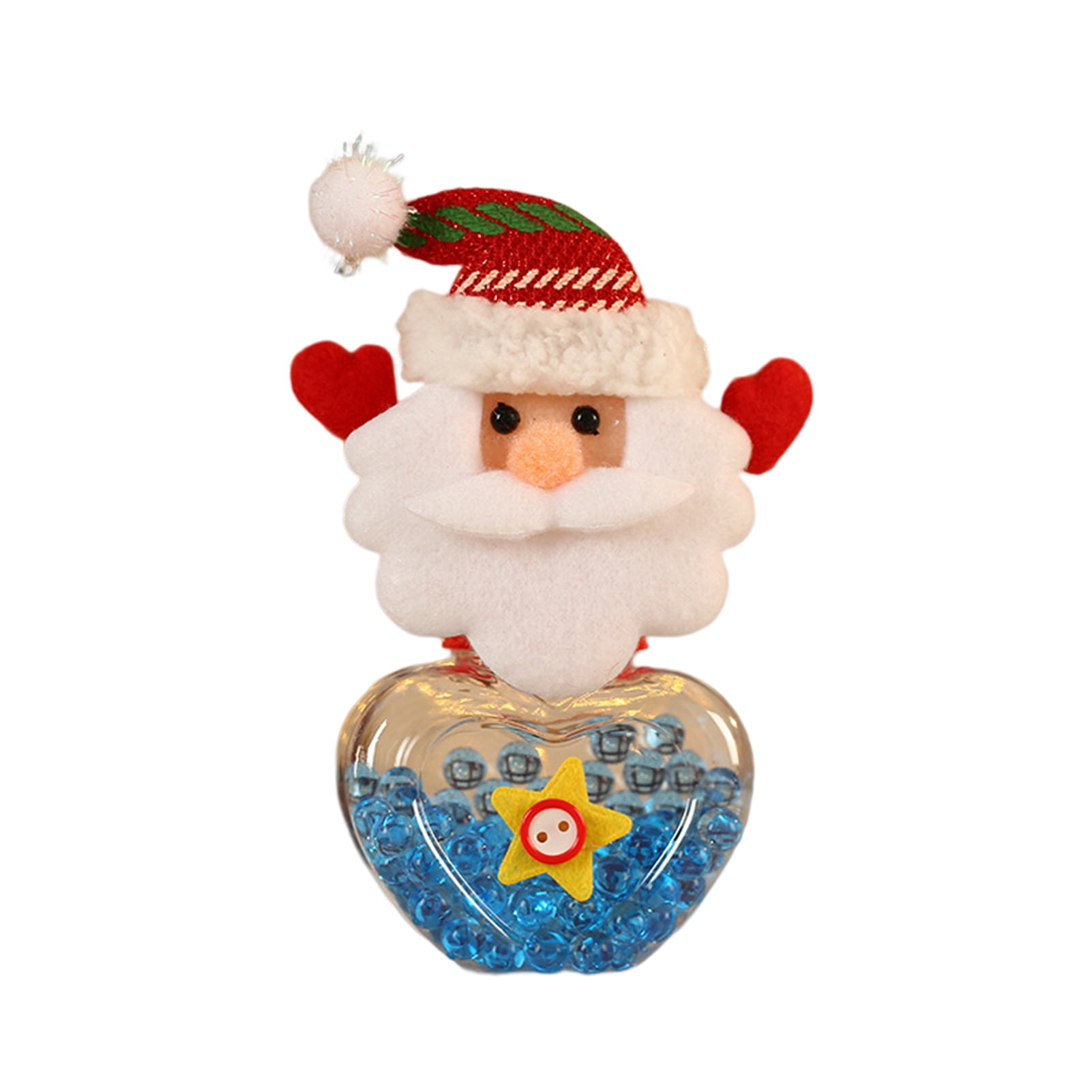 DISHAN Santa Claus Candy Jar Reusable Christmas Candy Jar with Cartoon ...