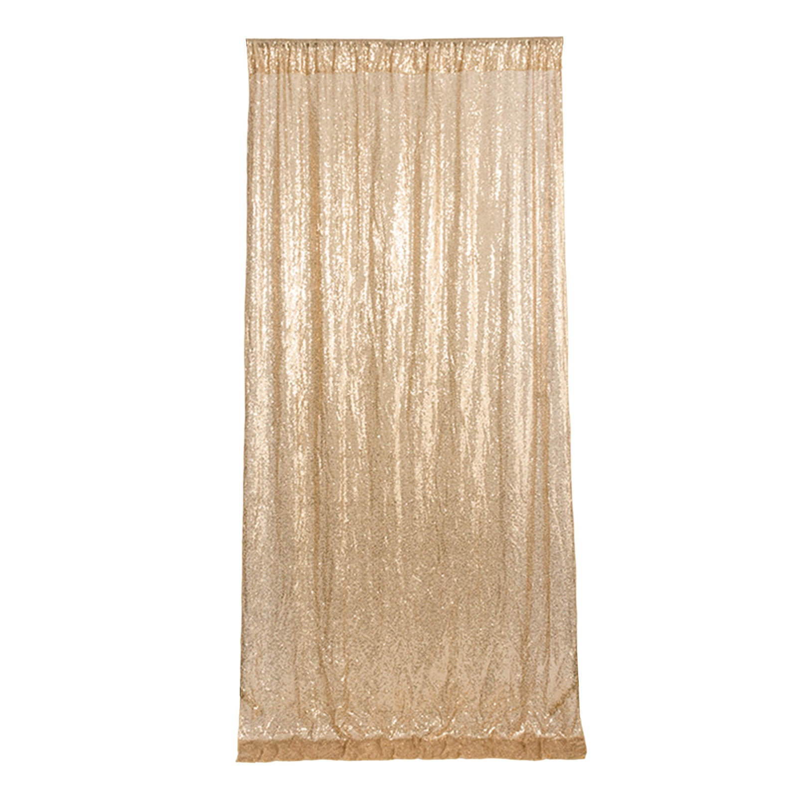 DISHAN Sequin Curtain - Solid Color - Shiny Long Glitter - Foldable ...