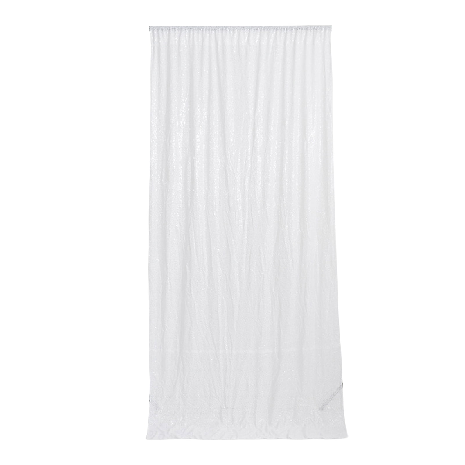 DISHAN Sequin Curtain - Solid Color - Shiny Long Glitter - Foldable ...
