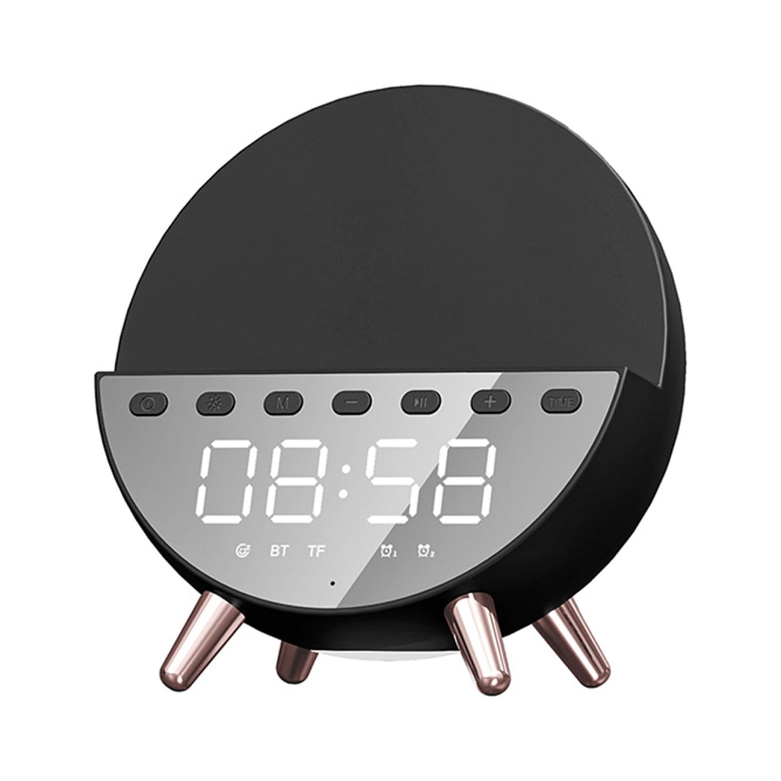 DISHAN Wireless Charging Sound Box with Night Light: Bluetooth 5.1 ...