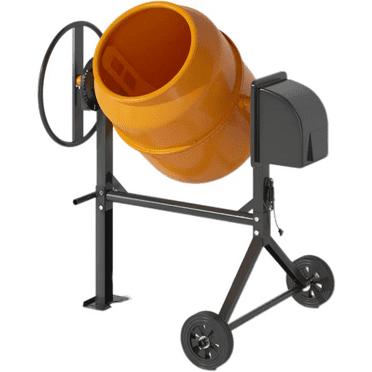 GIVIMO Concrete Mixer 5 Cu Ft Portable Cement Mixing Machine for Stucco ...