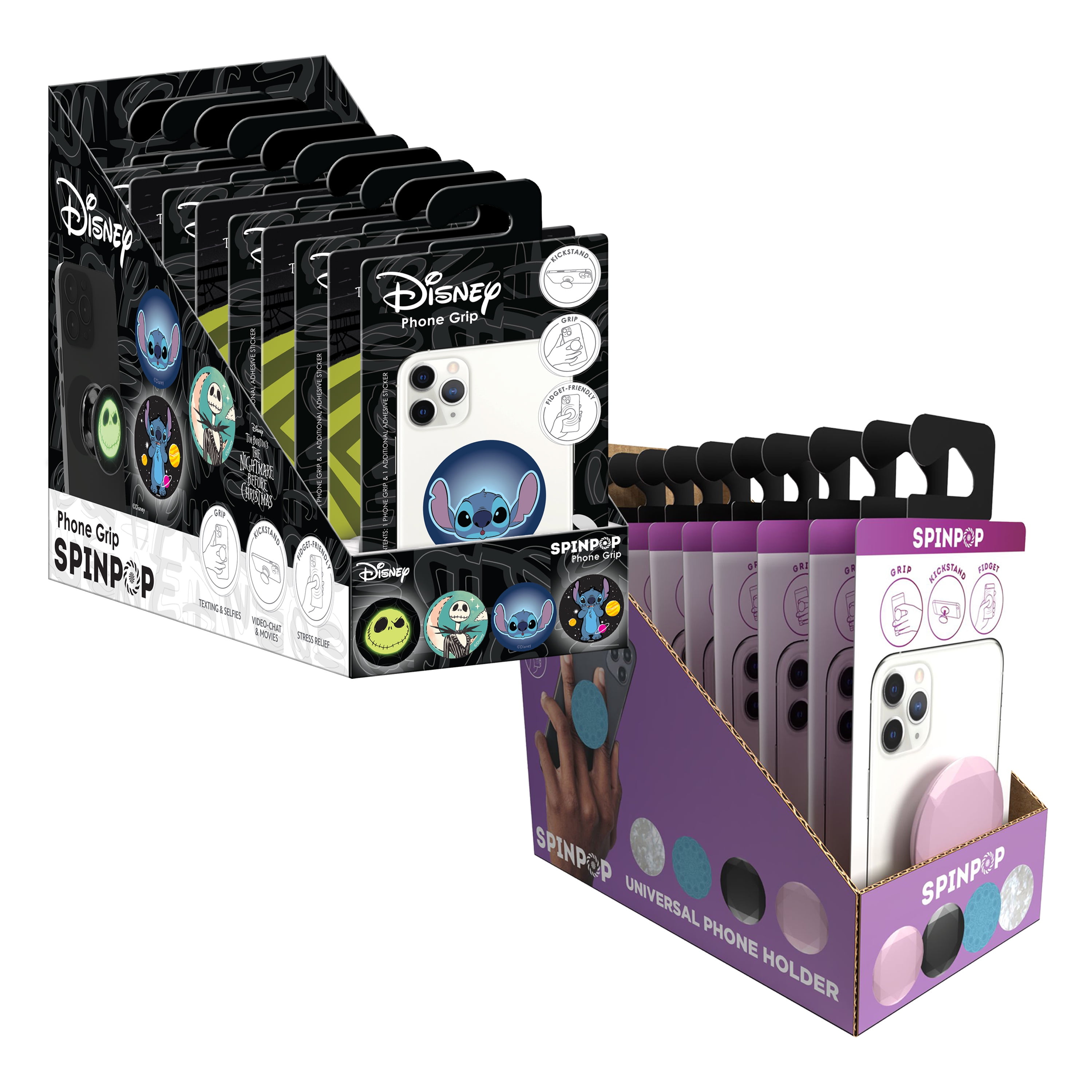 DISNEY AND SPINPOP PHONE GRIPS 20PC ASSORTMENT - Walmart.com
