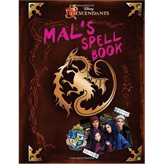 DISNEY BOOK GROUP STAFF: Descendants Mal's Spell Book, Media tie-in ...