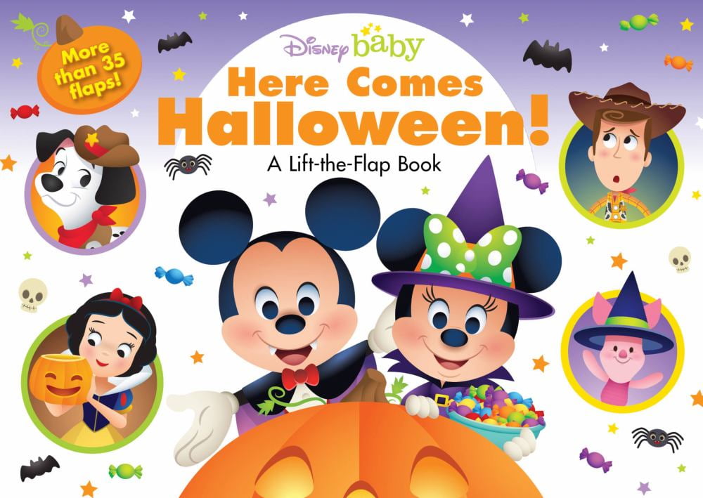 DISNEY BOOK GROUP STAFF: Disney Baby: Here Comes Halloween!: A Lift-The ...