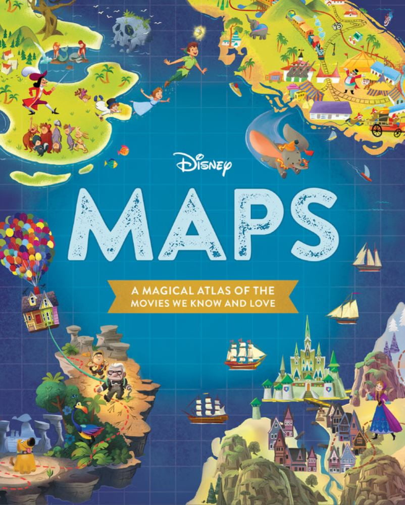 DISNEY BOOK GROUP STAFF: Disney Maps: A Magical Atlas of the Movies We ...