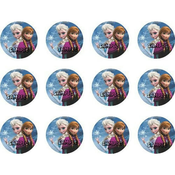 Elsa Cupcake Toppers