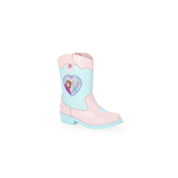 Disney Frozen Toddler Girls Western Cowboy Boots - Walmart.com