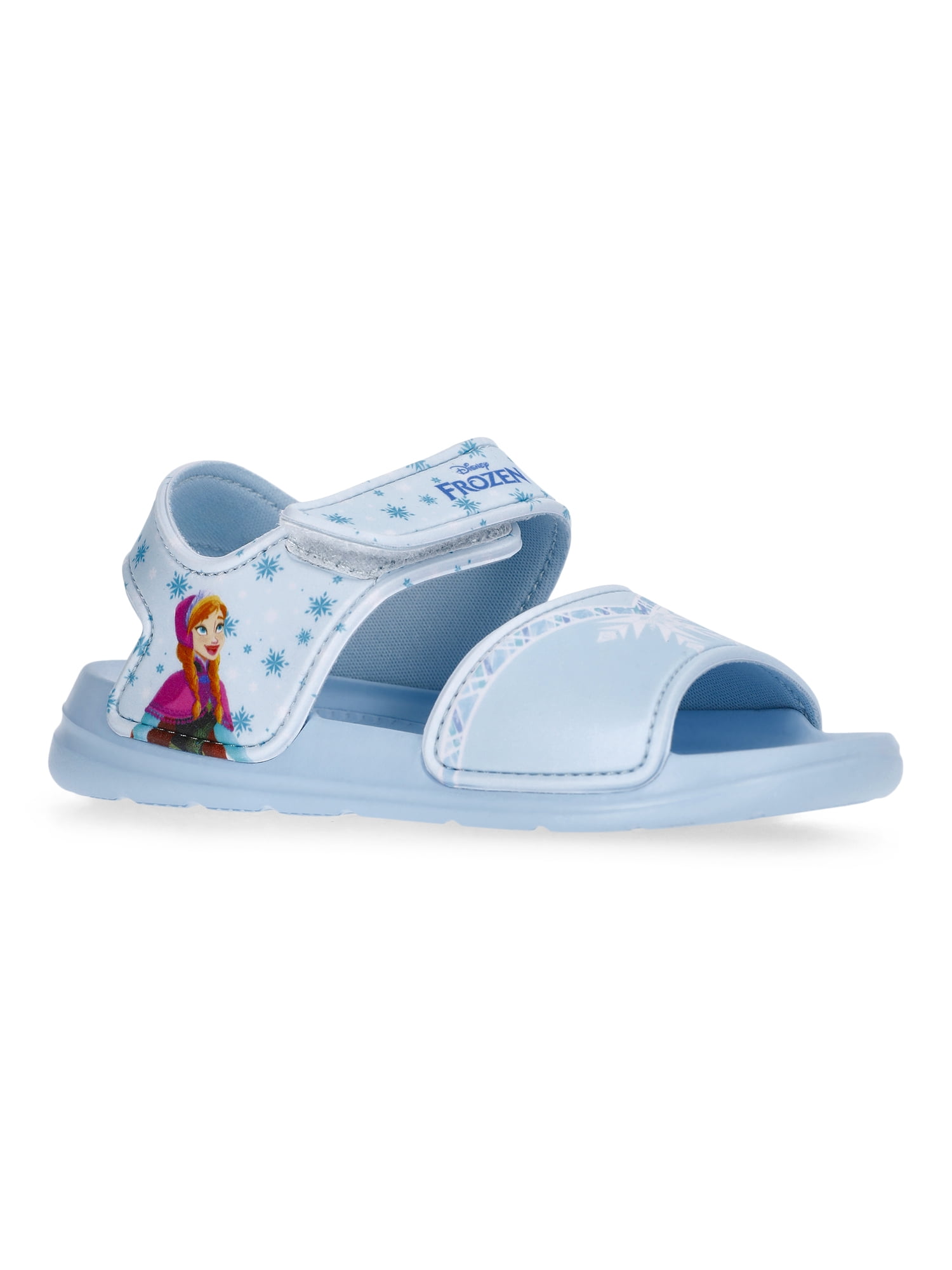 Disney Frozen Toddler Girls Single Strap Sandals - Walmart.com