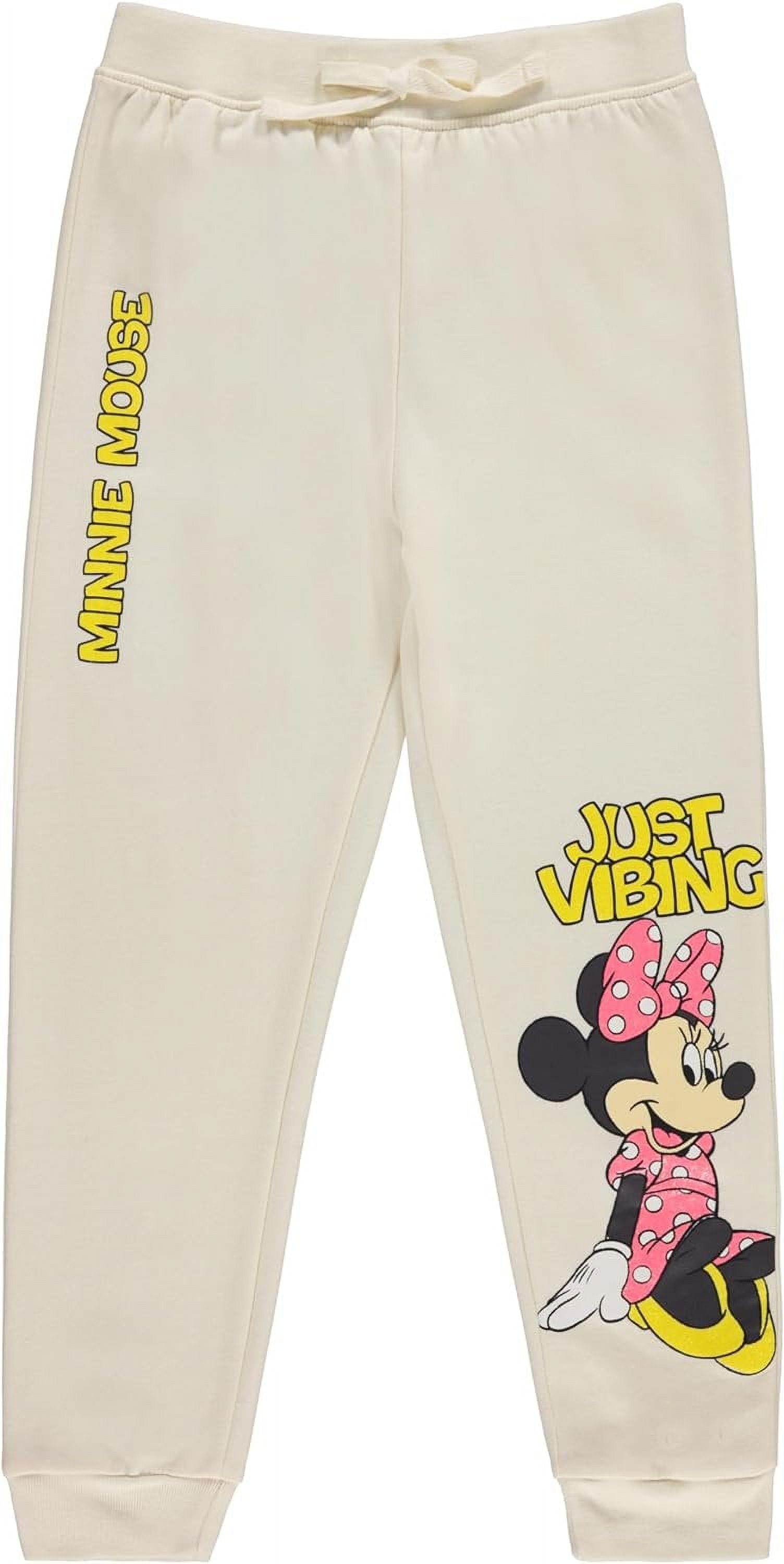 DISNEY Girls Lilo and Stitch Jogger Sweatpants with Minnie Mouse ...