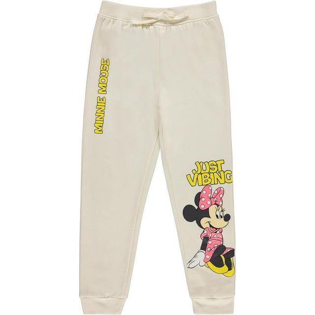 DISNEY Girls Lilo and Stitch Jogger Sweatpants with Minnie Mouse ...