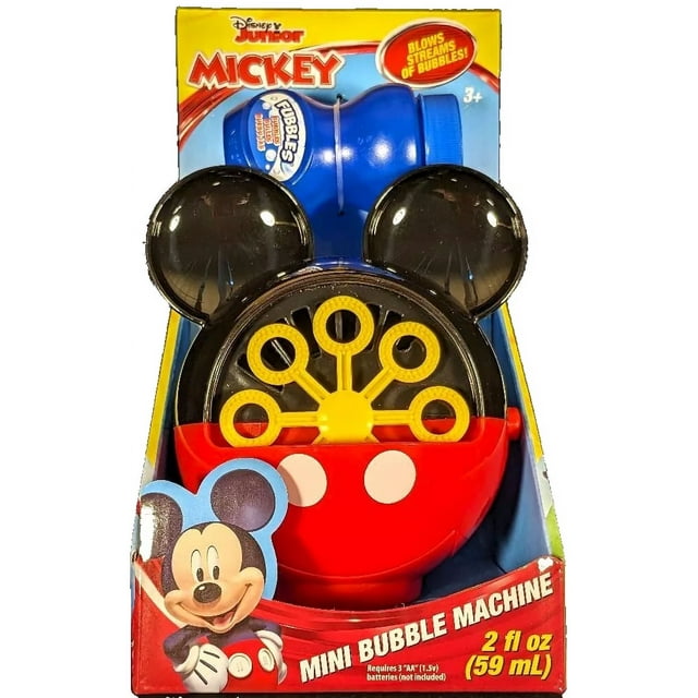 DISNEY JUNIOR MICKEY MINI BUBBLE MACHINE - Walmart.com