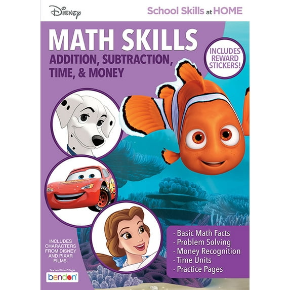 DISNEY MATH SKILLS WORKBOOK - Walmart.com
