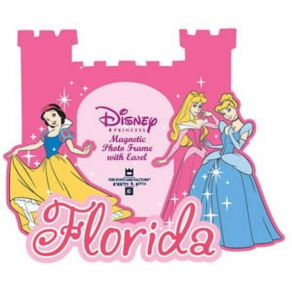 DISNEY Magnet Rubber Frame Florida Oval w/3 Princesses - Walmart.com