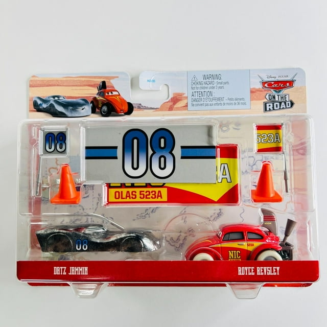 DISNEY PIXAR CARS ON THE ROAD DATZ JAMMIN & ROYCE REVSLEY Metal ...