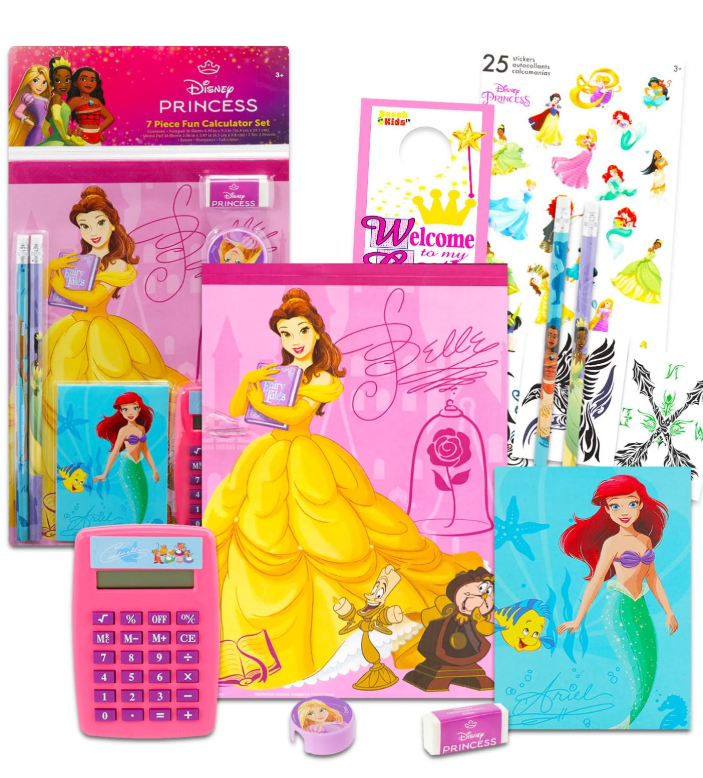 DISNEY PRINCESS 7PC STATIONARY SET - Walmart.com